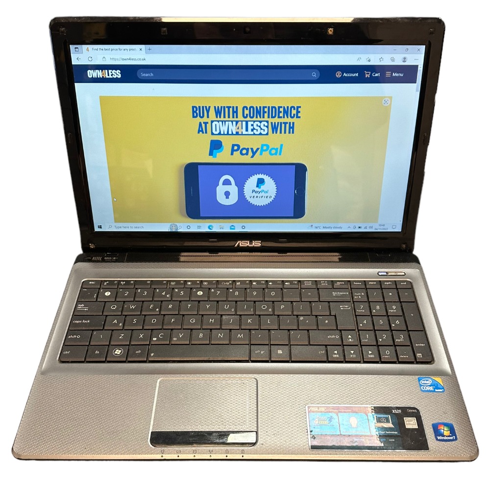 Asus K52F (i3-M380, 4GB, 500GB) - Own4Less